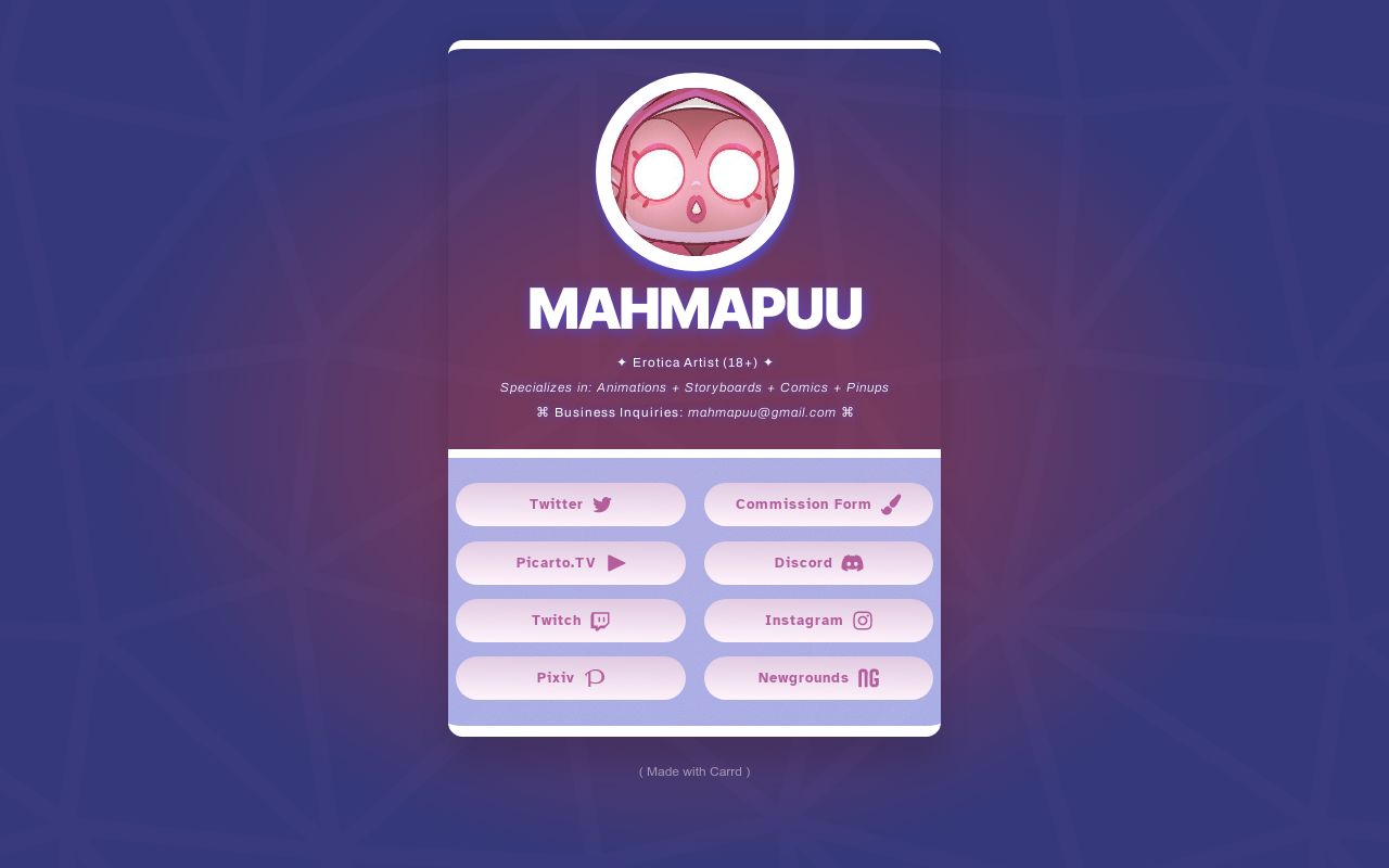 MahmaPuu's Carrd